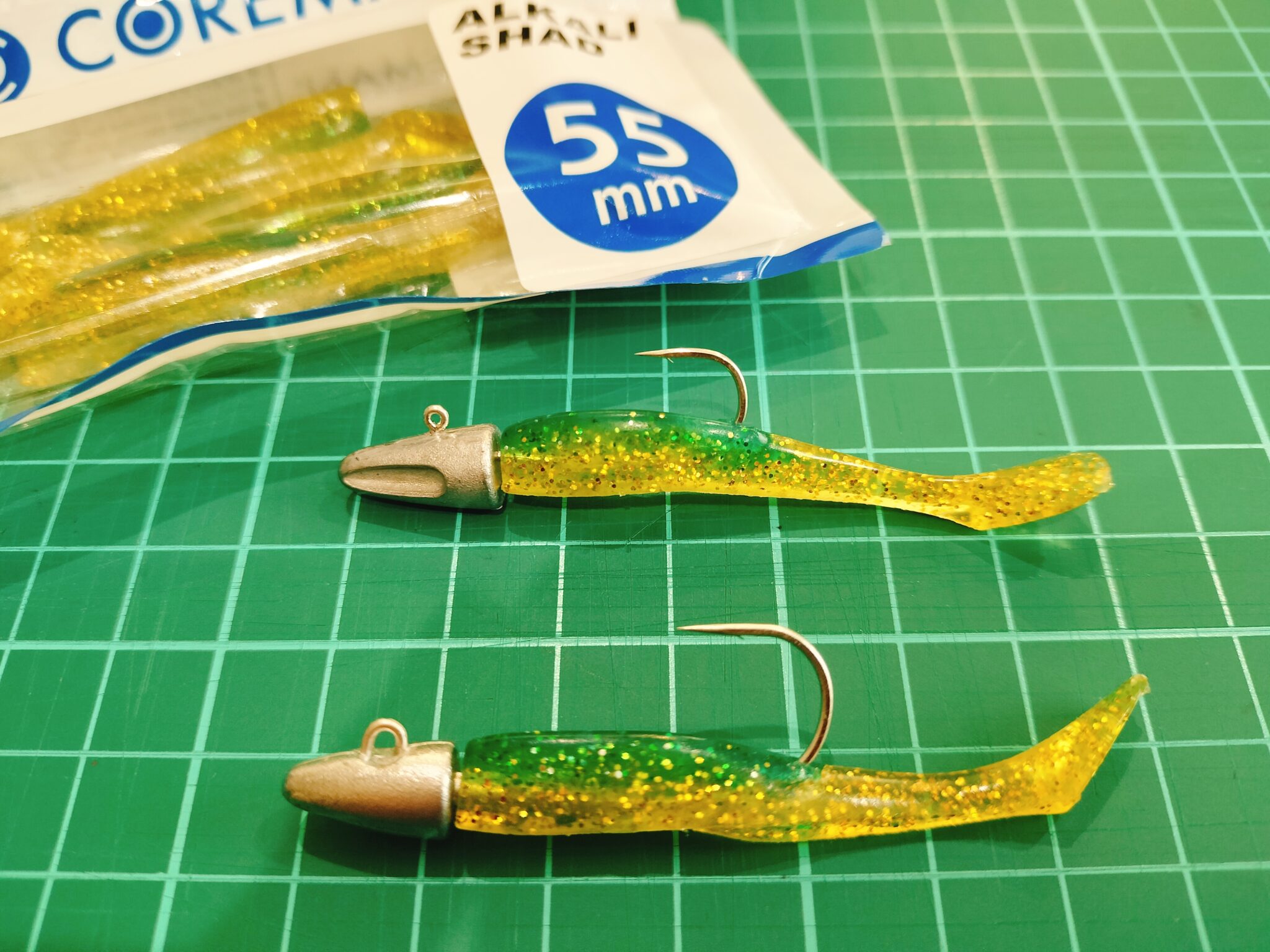 【アルカリシャッド＋静ジグヘッド】付け方のおすすめはコレ！ - もんげー釣りブログ